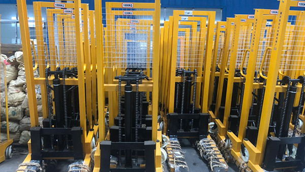 3 Ton Hydraulic Manual Stacker Lifting Handpaletten-Stapler-Gabelstapler